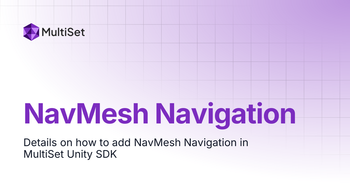 NavMesh Navigation | MultiSet