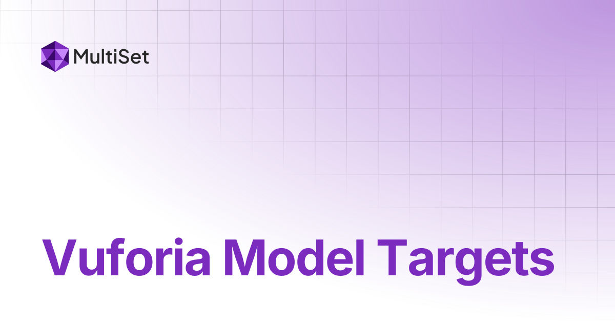 Vuforia Model Targets | MultiSet